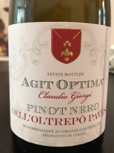 Agit Optima Claudio Giorgi Pinot Nero dell'Oltrepo Pavese | Vivino US