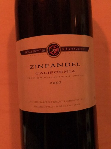 Ruby's Honor Zinfandel | Vivino US
