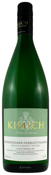 Julius Ferdinand Kimich Deidesheimer Herrgottsacker Riesling Kabinett ...