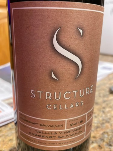Structure Cellars Wallula Vineyard Cabernet Sauvignon | Vivino US