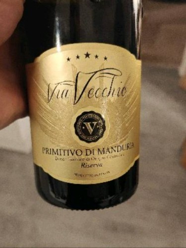 Via Vecchio Primitivo di Manduria Riserva | Vivino US