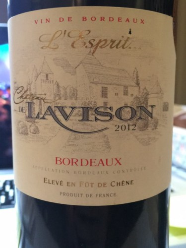 Château de Lavison L'Esprit Bordeaux Rouge | Vivino US
