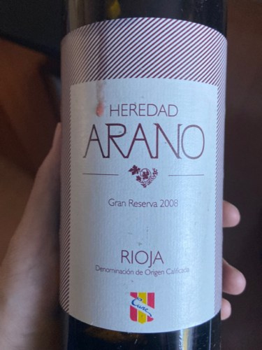 Cune (CVNE) Heredad Arano Gran Reserva | Vivino US