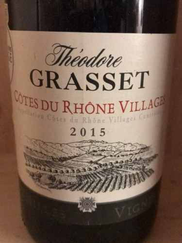 2015 Theodore Grasset Vieilles Vignes Côtes du Rhône Villages | Vivino ...