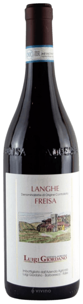 Luigi Giordano Langhe Freisa | Vivino US
