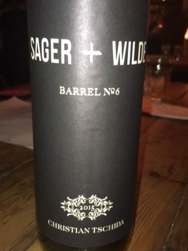 2015 Christian Tschida Sager + Wilde Barrel No 6 | Vivino US