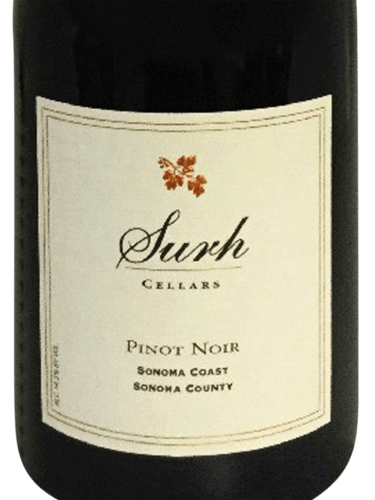 Surh Cellars Sonoma Coast Pinot Noir | Vivino English