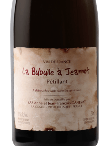 2018 Jean François Ganevat La Bubulle à Jeannot Pétillant | Vivino US
