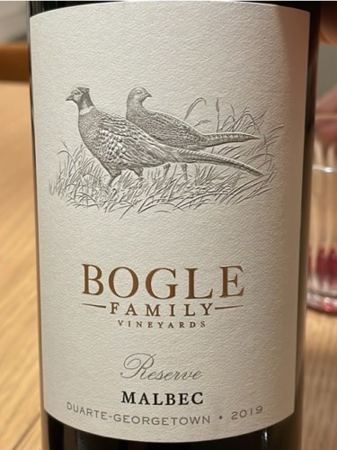 Bogle Reserve Malbec | Vivino English
