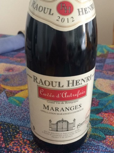 Raoul Henri Cuvée d'Autrefois Maranges | Vivino Canada