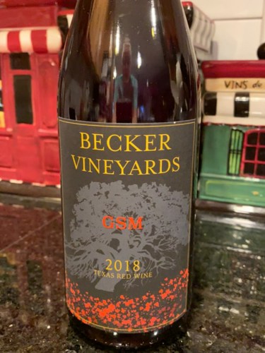 2018 Becker Vineyards GSM | Vivino US