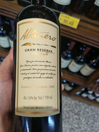 Altanero Gran Reserva Com Arte Cabernet Sauvignon | Vivino Australia
