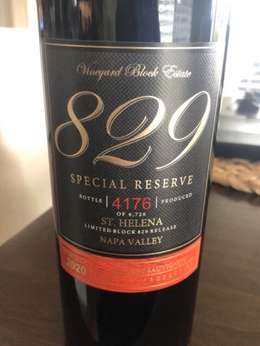 Vineyard Block Estate 829 Special Reserve Cabernet Sauvignon | Vivino US
