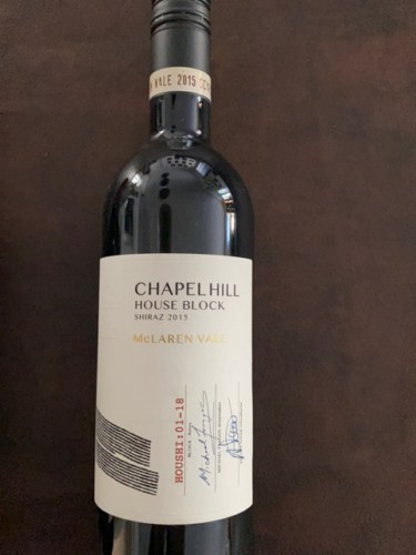 2015 Chapel Hill House Block Shiraz | Vivino US