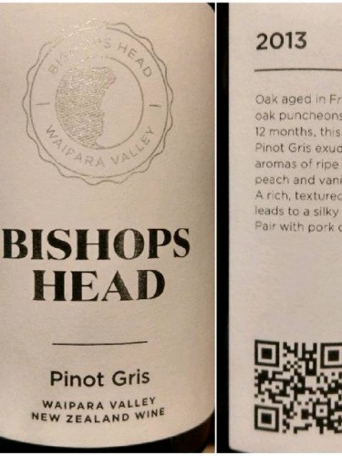 Bishops Head Pinot Gris | Vivino US