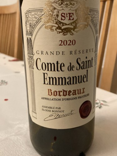 2020 Comte de Saint Emmanuel Grande Réserve Bordeaux | Vivino Brasil
