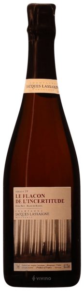 Jacques Lassaigne Le Flacon de L'Incertitude Blanc de Blancs Extra Brut ...