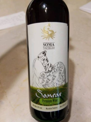 Soma Vineyards Somras Premium Medium Sweet Red | Vivino Hong Kong