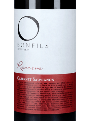 Bonfils Réserve Cabernet Sauvignon | Vivino US