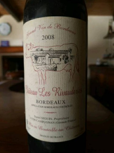 Daniel Seguin Château Les Rivauderies Bordeaux | Vivino US