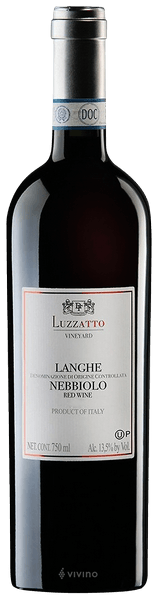 Luzzatto Vineyard Langhe Nebbiolo | Vivino English