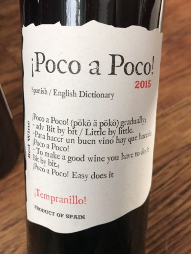 Poco a Poco Tempranillo | Vivino English