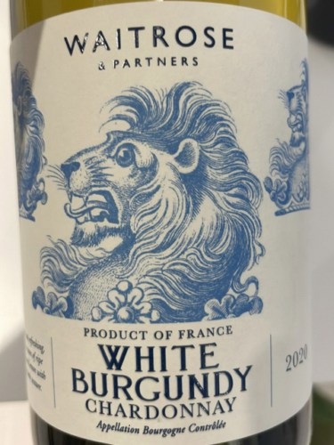 Waitrose White Burgundy Chardonnay | Vivino Nederlands