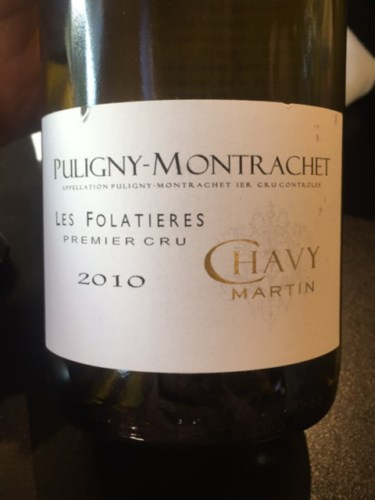 Chavy Martin Puligny-Montrachet Premier Cru 'Les Folatières' | Vivino