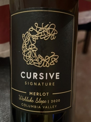 Cursive Signature Merlot | Vivino English