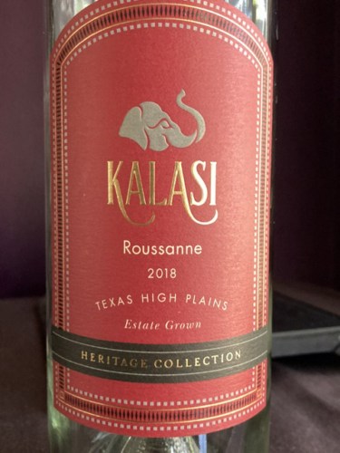 Kalasi Cellars Heritage Collection Roussanne | Vivino Australia