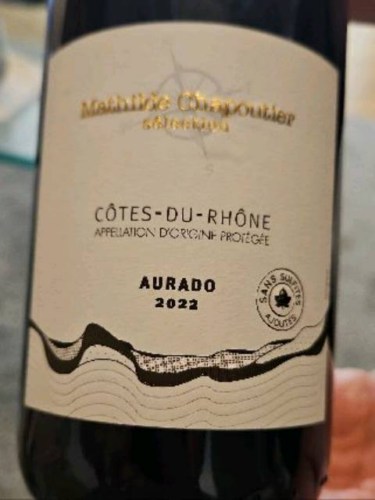 Mathilde Chapoutier Aurado Côtes-du-Rhône Rouge | Vivino US