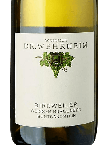 Dr. Wehrheim Birkweiler Weisser Burgunder Buntsandstein | Vivino US