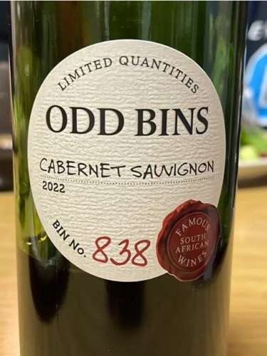 Odd Bins Bin No. 838 Cabernet Sauvignon | Vivino US
