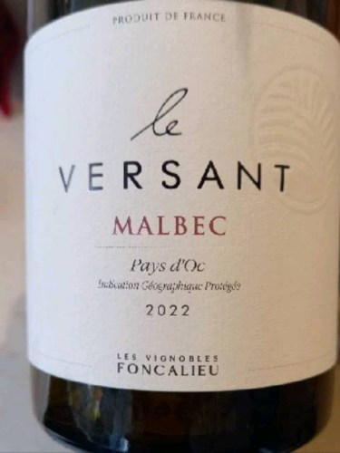 Foncalieu Le Versant Malbec | Vivino US