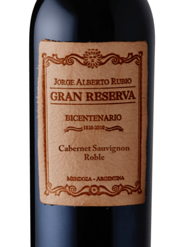 Jorge Rubio Gran Reserva Bicentenario Cabernet Sauvignon Roble | Vivino US