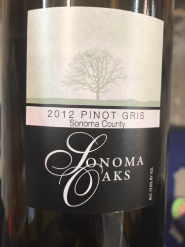 Sonoma Oaks Pinot Gris | Vivino English