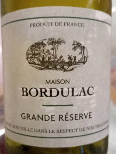 Maison Bordulac Grande Réserve Blanc | Vivino Brasil