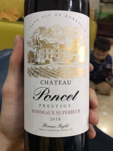 Chateau Poncet Prestige Bordeaux Supérieur | Vivino US