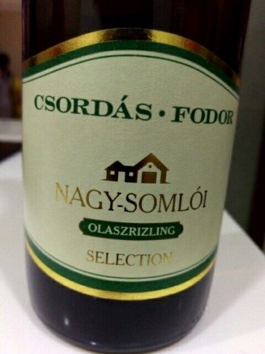 Csordas Fodor Olaszrizling Selection | Vivino Australia