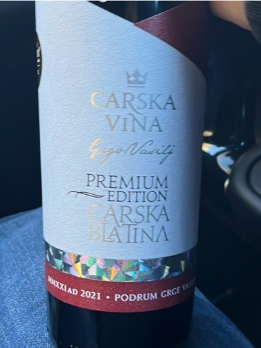 Carska Vina Carska Blatina Premium Edition | Vivino English