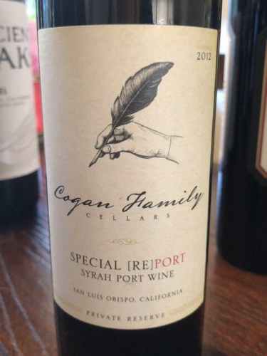 2017 Cogan Family Cellars Private Reserve Special [Re]port Syrah ...