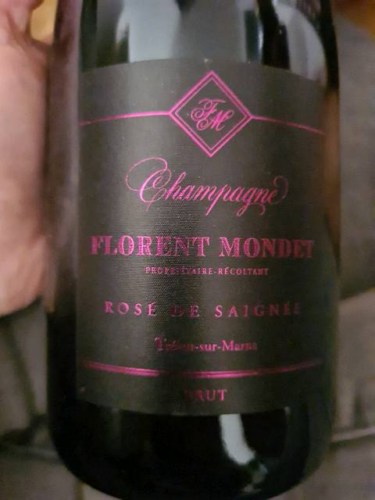 Florent Mondet Rosé de Saignée Brut Champagne | Vivino US