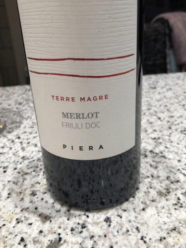 2017 Piera Martellozzo Terre Magre Merlot | Vivino