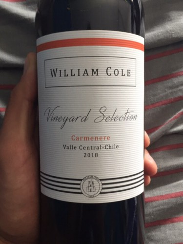 2021 William Cole Vineyard Selection Carmenère | Vivino US