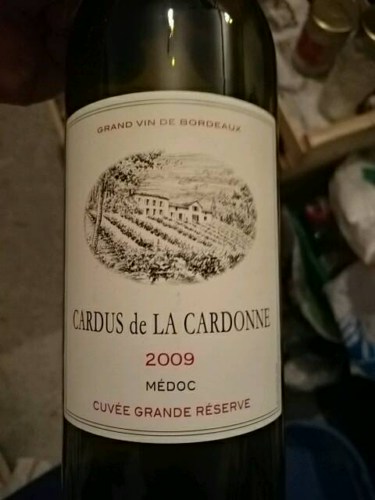 2016 Château La Cardonne Cardus de la Cardonne Cuvée Grande Réserve ...