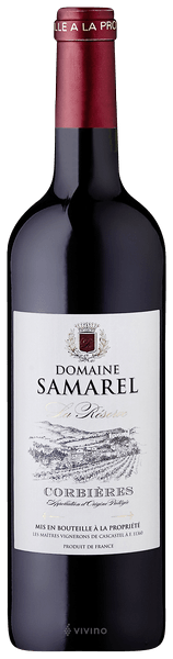 Domaine Samarel La Réserve Corbières Rouge | Vivino English