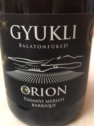 Gyukli Orion Tihanyi Merlot Barrique | Vivino