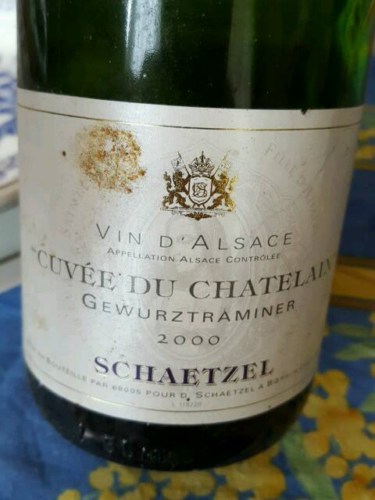 2000 Schaetzel Vin D Alsace Cuvee Du Chatelain Gewurztraminer | Vivino US