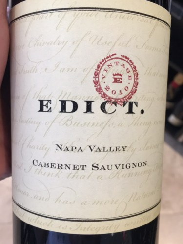 Edict Cabernet Sauvignon | Vivino US