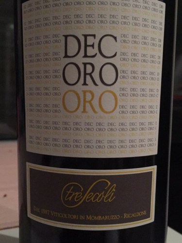 Tre Secoli Decoro Oro | Vivino English